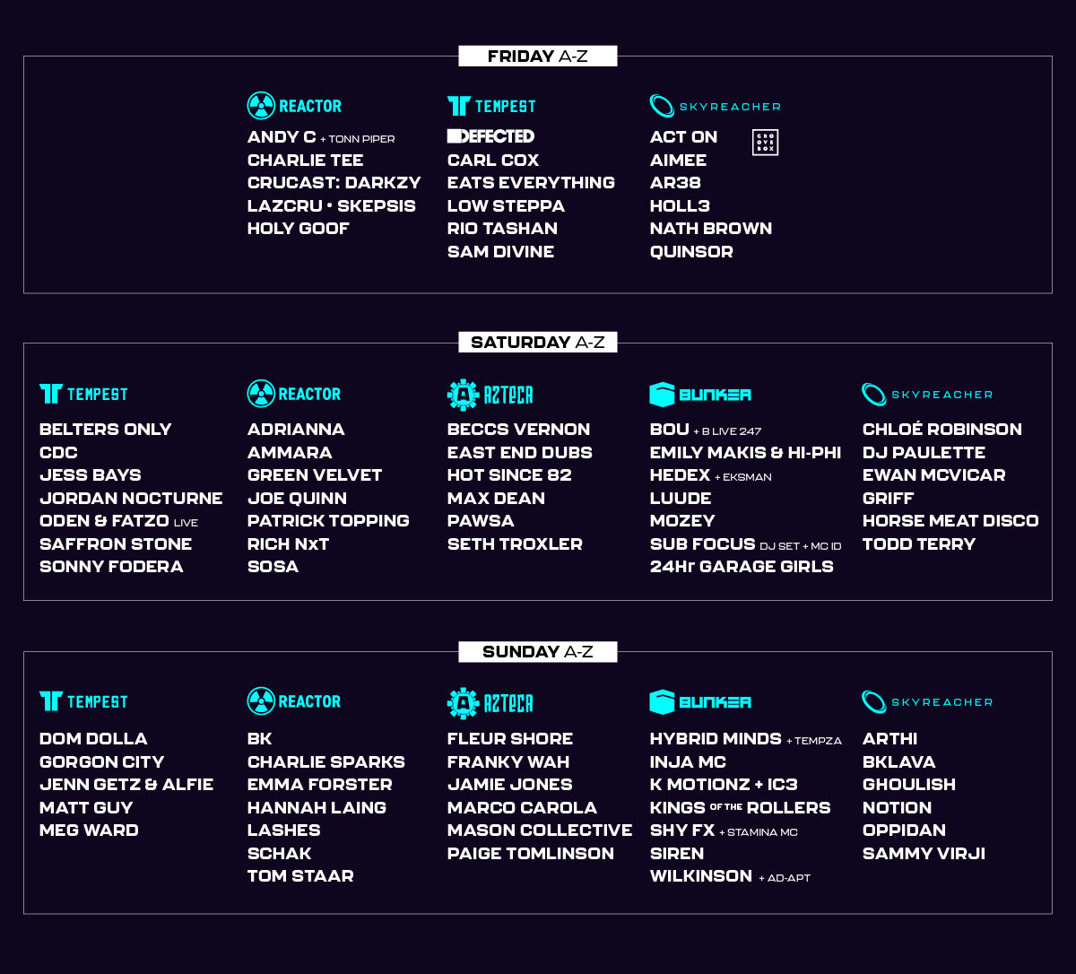 Forbidden Forest | Line Up